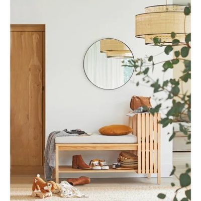 Meuble banc d'entrée avec rangements : 20 modèles design - NuageDeco