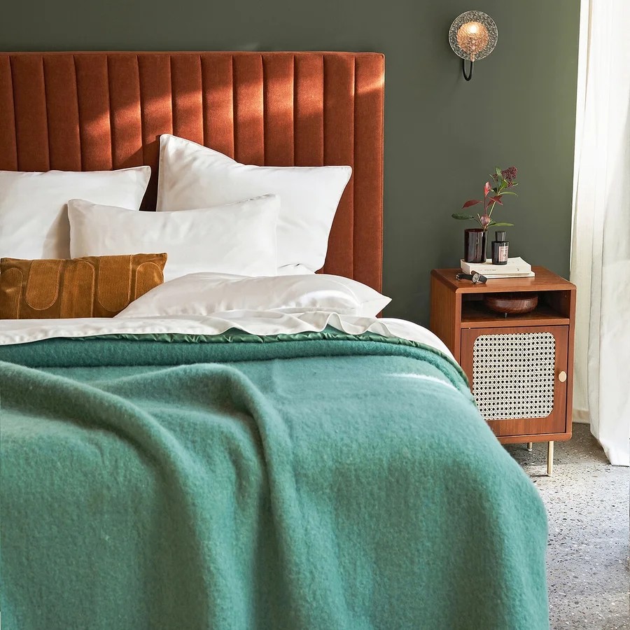 Tête de lit velours 160 ou 140 : votre chambre tendance moderne chic en ...