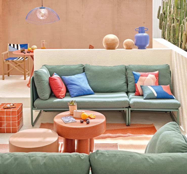 Salon de jardin coloré : notre sélection de mobilier de couleur pour ...