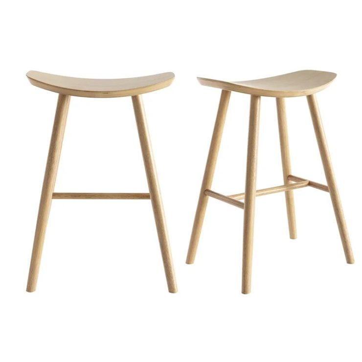 Tabouret de bar bois : 20 modèles design pour un style naturel - NuageDeco