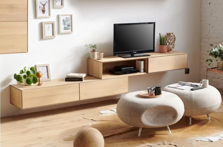 Meuble TV suspendu : sélection de 10 modèles pratiques et modernes ...
