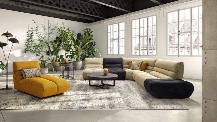 Nouvelle collection canapés design XXL Maison : place à la maille et à ...