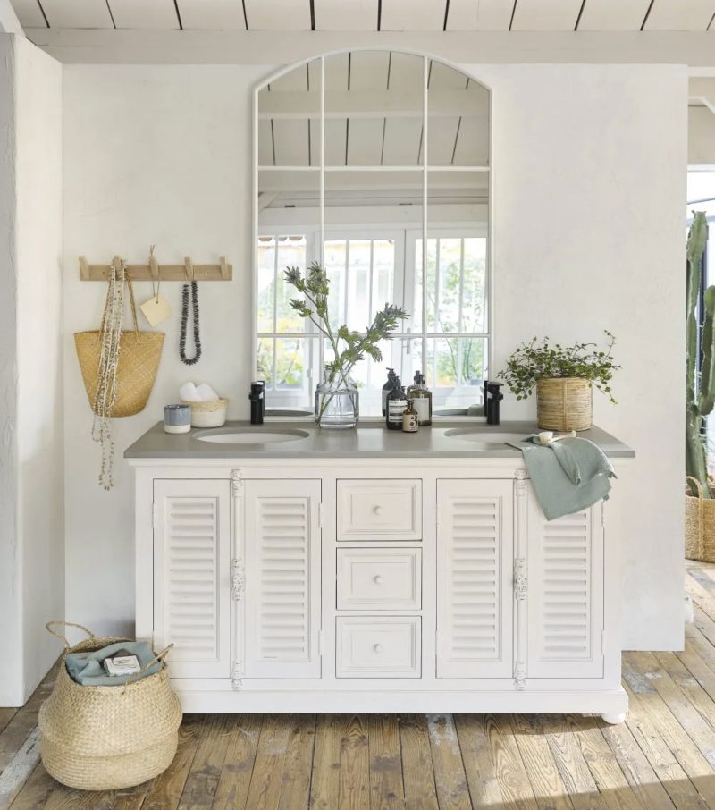 Salle de bain bord de mer : 10 meubles vasques qui donneront une ...
