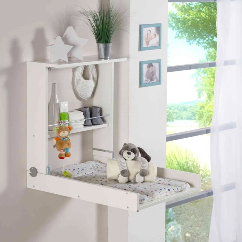 Table à langer murale : 7 modèles rabattables gain de place pour ...