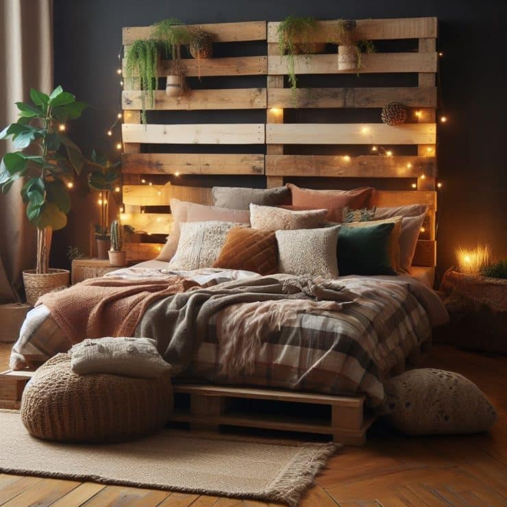 Lit en palettes : le choix malin pour une chambre écolo et stylée ...