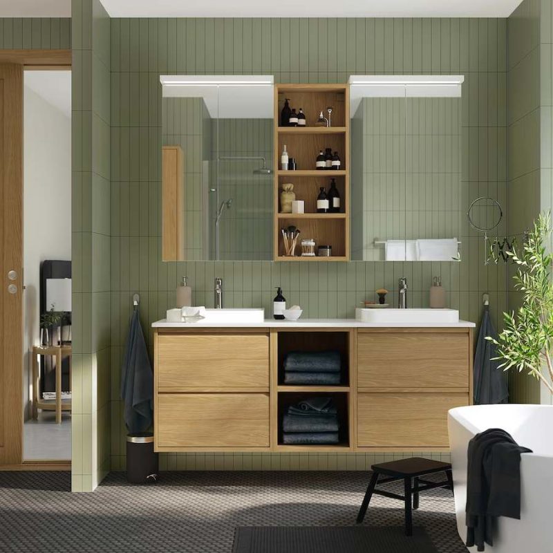 IKEA dévoile sa nouvelle collection ÄNGSJÖN de meubles de salle de bain ...