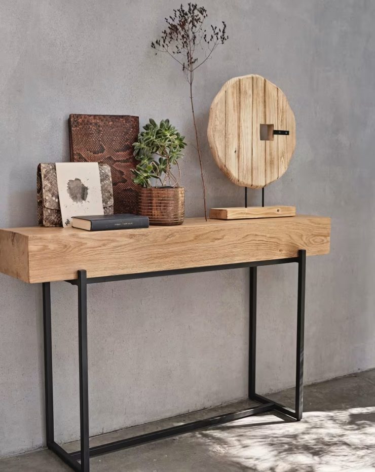 Console en bois : 5 modèles ultra-tendance pour une entrée chaleureuse - NuageDeco