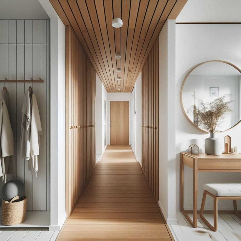 10 idées et tendances déco pour un couloir étroit en 2025 - NuageDeco