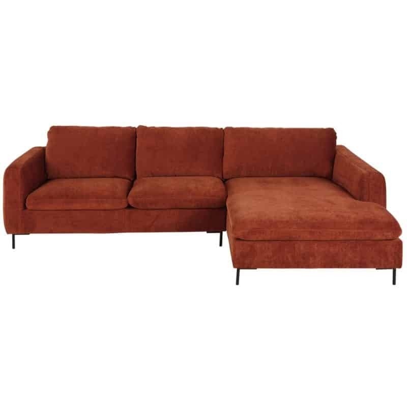 Canape D Angle Terracotta 1